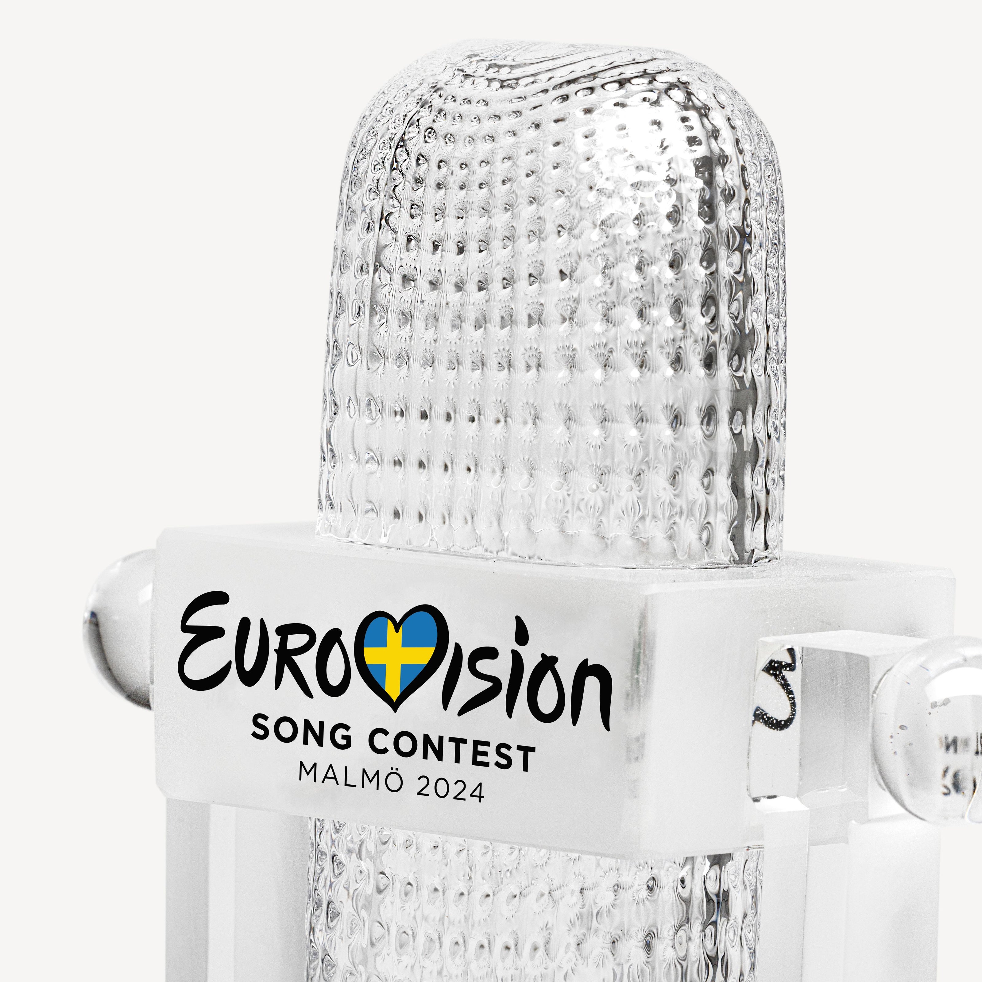 Kosta Boda Eurovision Song Contest Trophy 2024 Lim. Ed. | Pyramid Glass