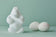 Kosta Boda Gabba Gabba Hey - Cloudy White Sm. | Pyramid Glass