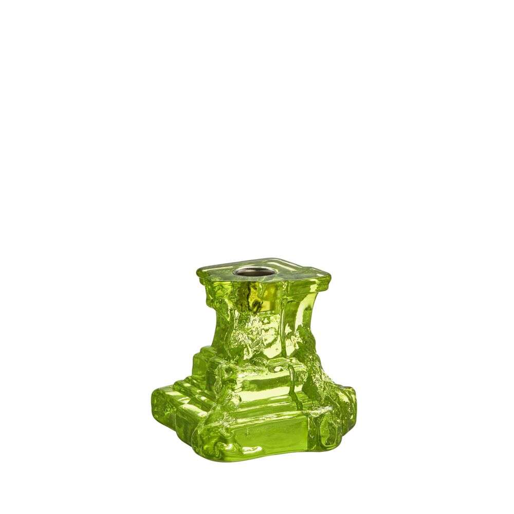 Kosta Boda Rocky Baroque Candlestick -Kryptonite | Pyramid Glass