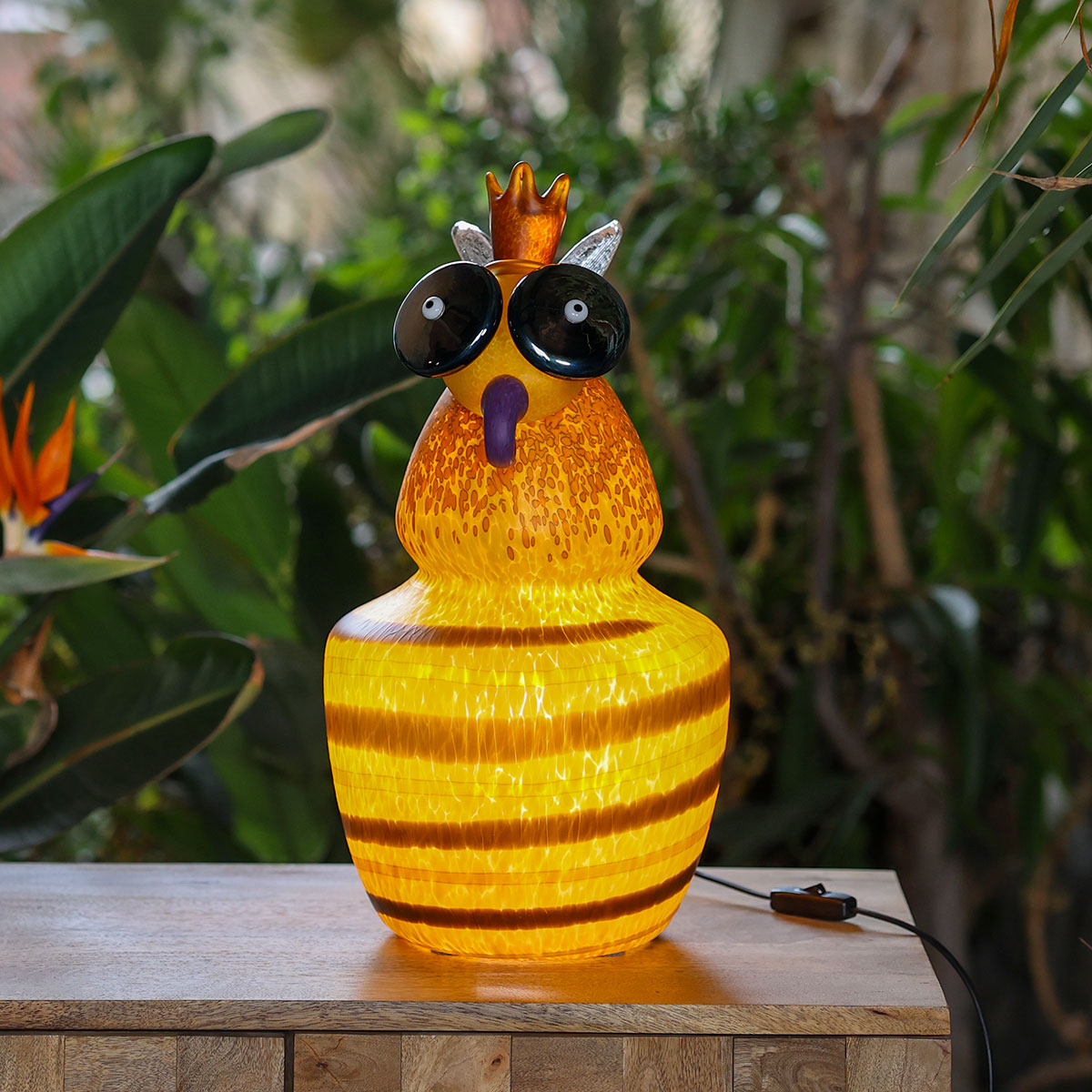 Borowski Glass Bella Bee - Table Lamp | Pyramid Glass